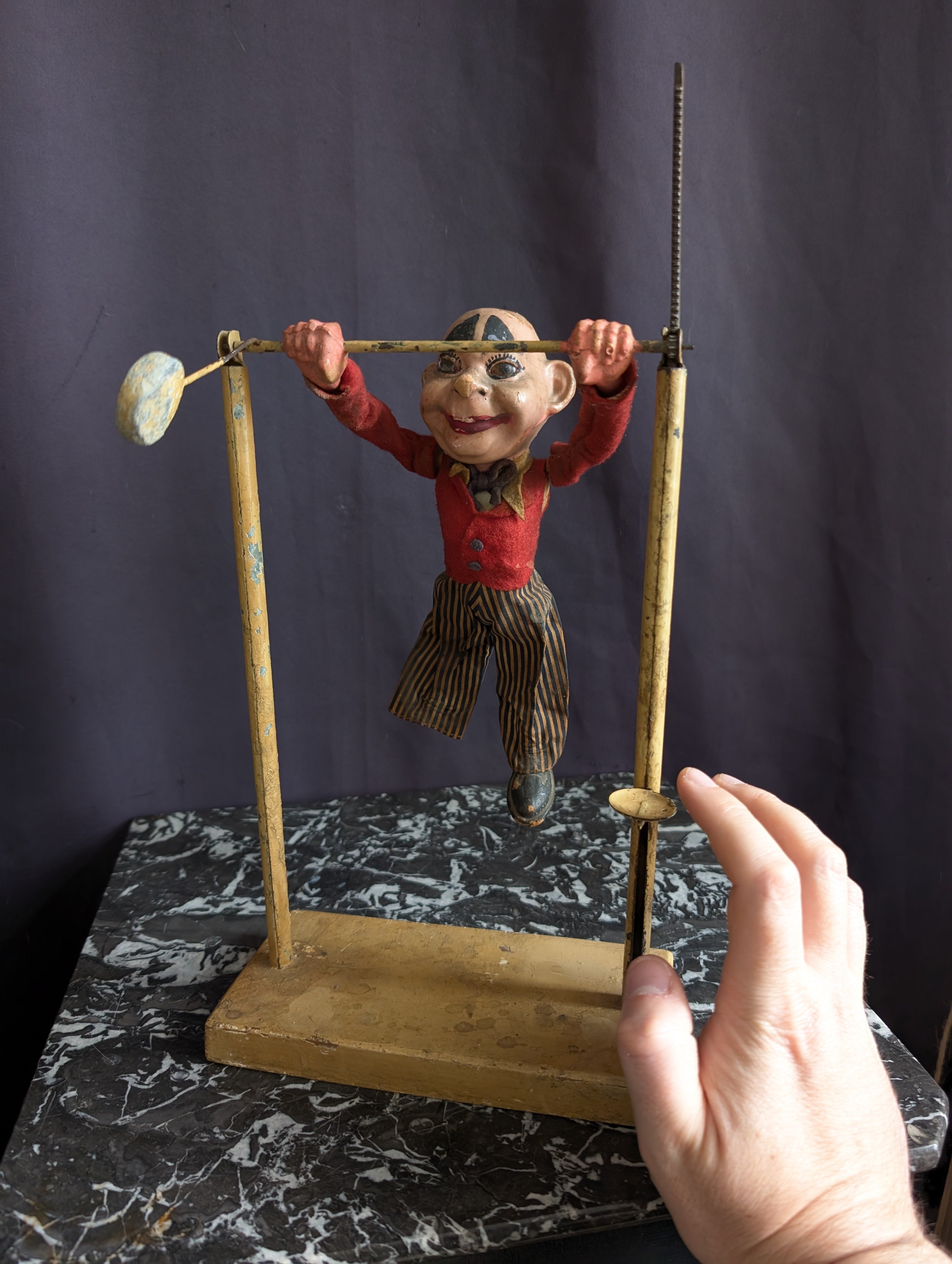 Antique trapeze automaton over 100 years old! (from the 1920s ...